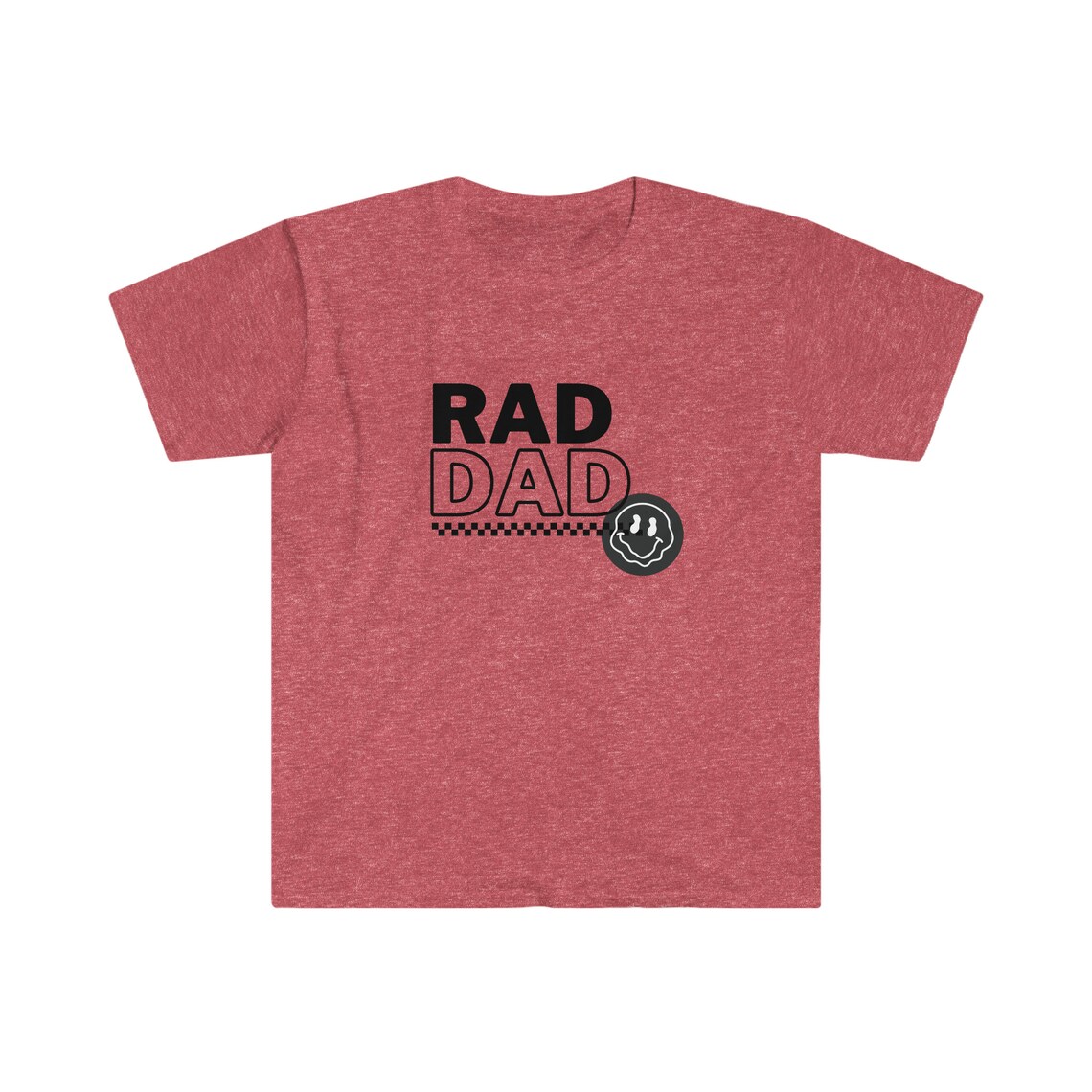 RAD DAD SMILEY T-shirt - Etsy