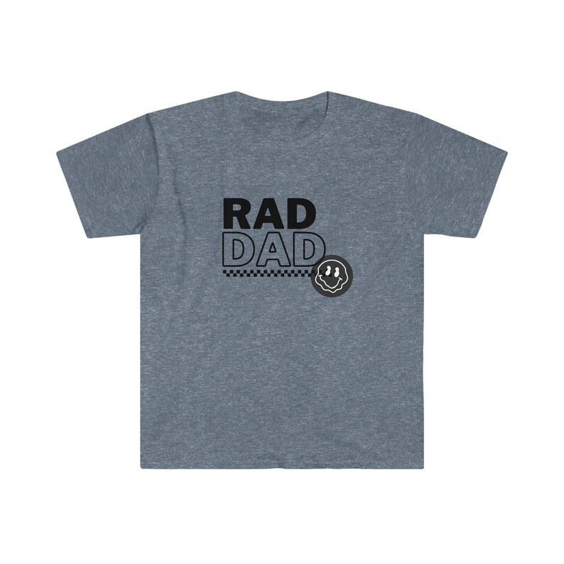 RAD DAD SMILEY T-shirt - Etsy