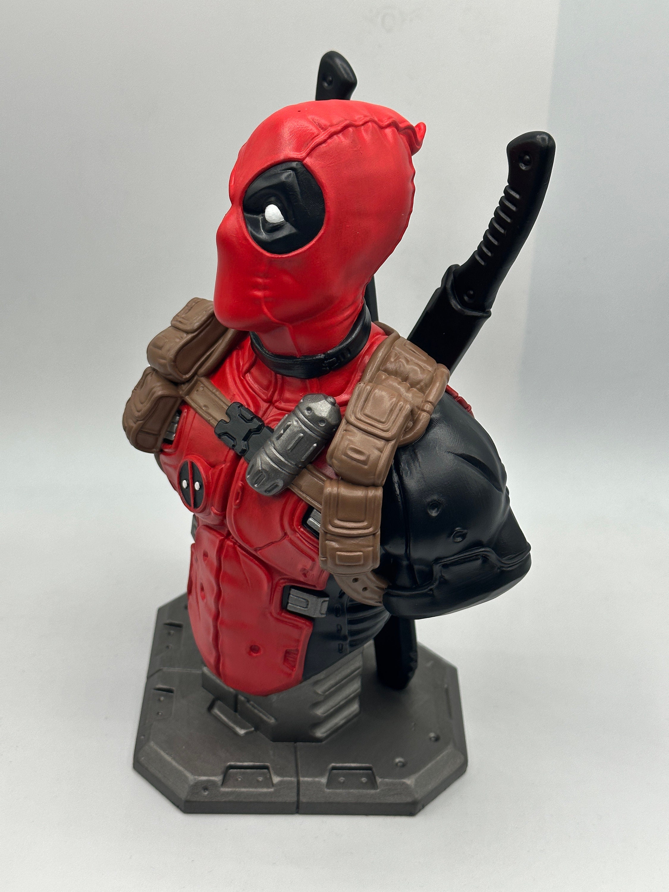 Deadpool Bust (3D Printed) - Etsy