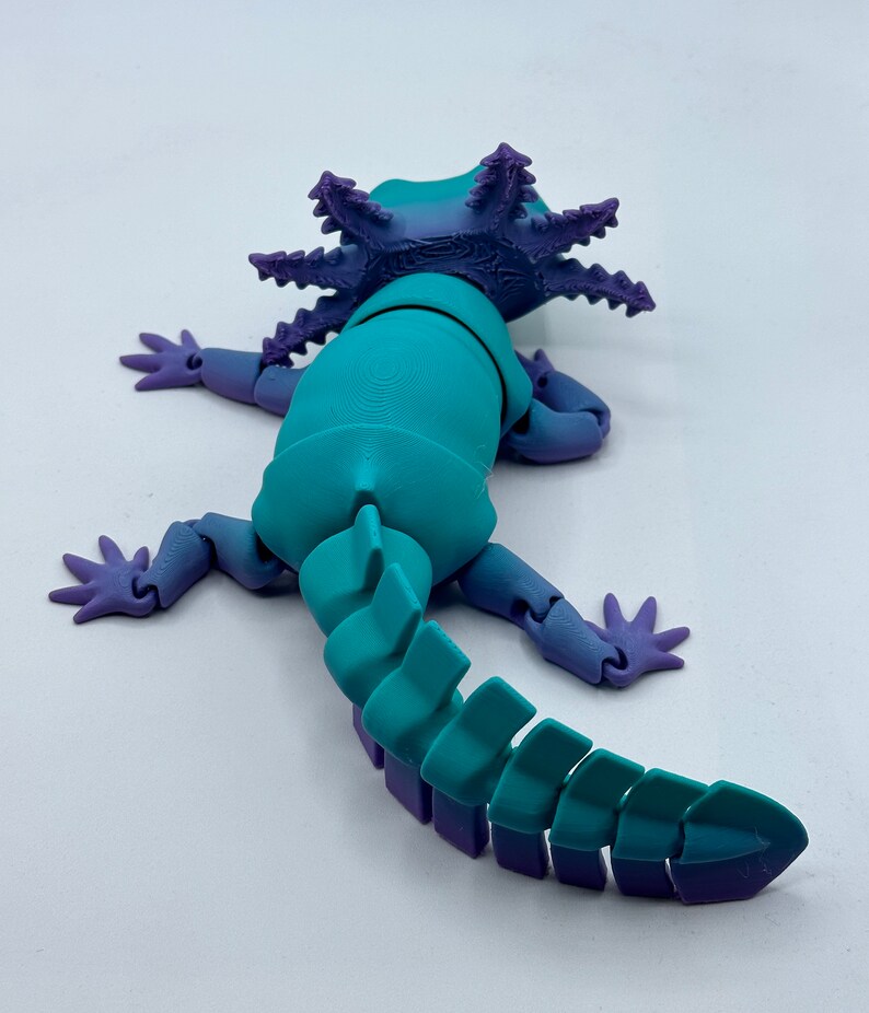 Big Smile Axolotl 3D Printed Model - Etsy
