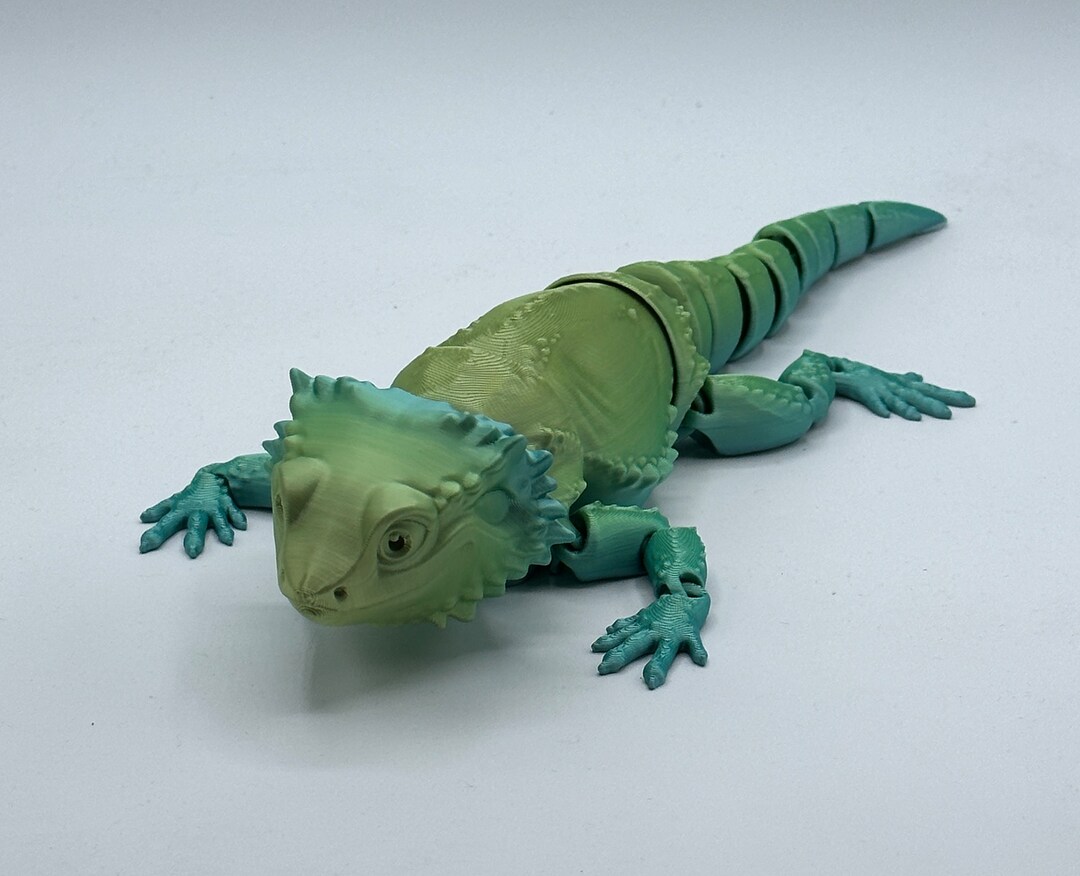 Bearded Dragon 3D Printed Model! - Etsy