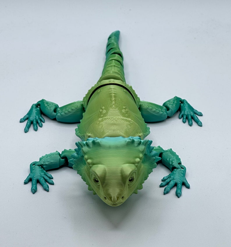 Bearded Dragon 3D Printed Model - Etsy