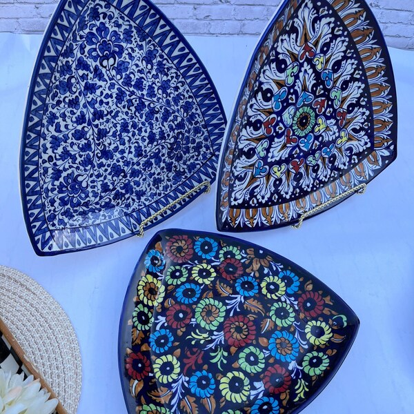 Triangular Plates - Etsy