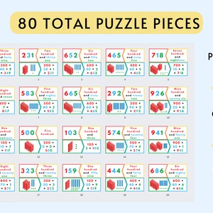 Fun Math Game for Children and Teachers - Place Value Math Puzzle Game ...