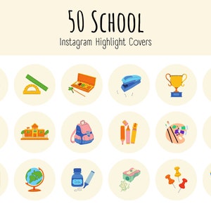 50 School Instagram Highlight Covers | Teacher Education Teaching ...