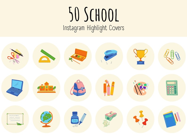 50 School Instagram Highlight Covers | Teacher Education Teaching ...