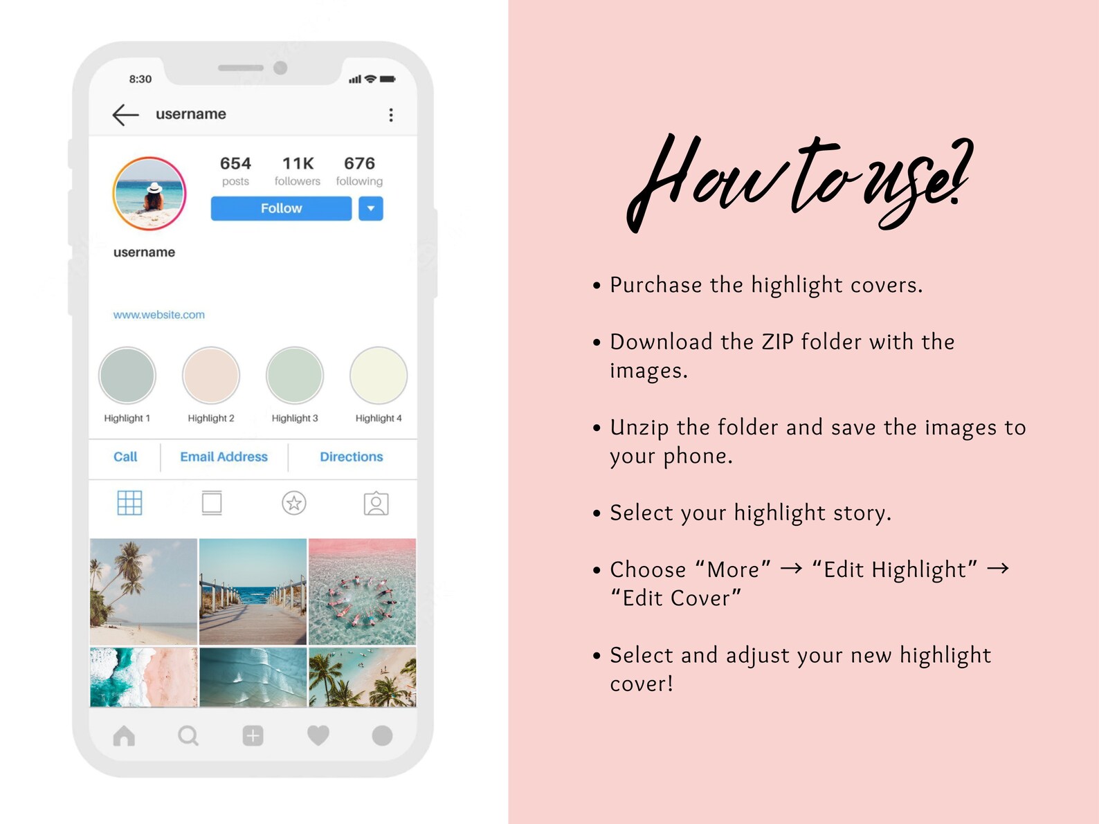 30 Coral Reef Instagram Highlight Covers | Blue Ocean Sea Pastel Coral ...