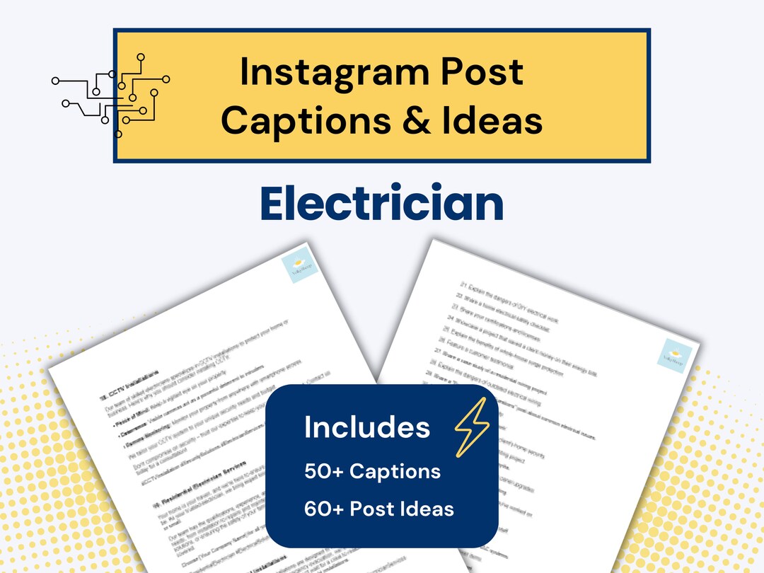 Electrician Social Media Captions Instagram Captions Instagram Post ...