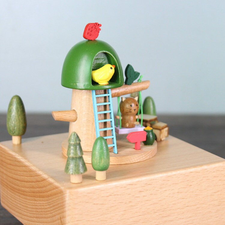 Summer Paradise Wooden Music Box Customized Music Box Unique - Etsy