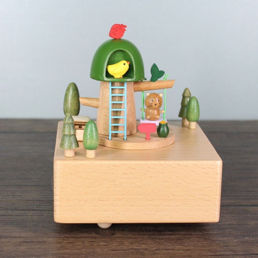 Summer Paradise Wooden Music Box, Customized Music Box, Unique Gift ...
