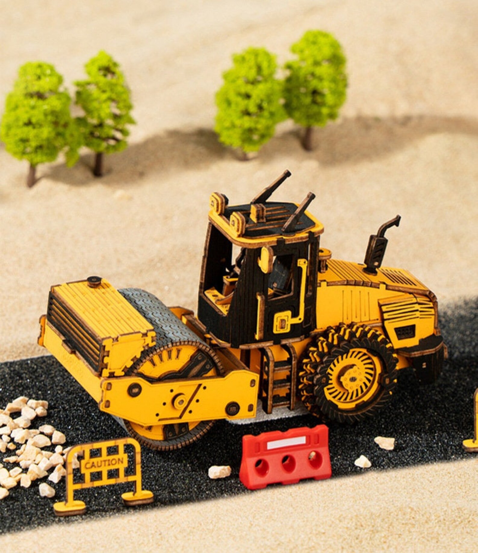 3D DIY Excavator Model Wooden Puzzle Interactive Construction - Etsy