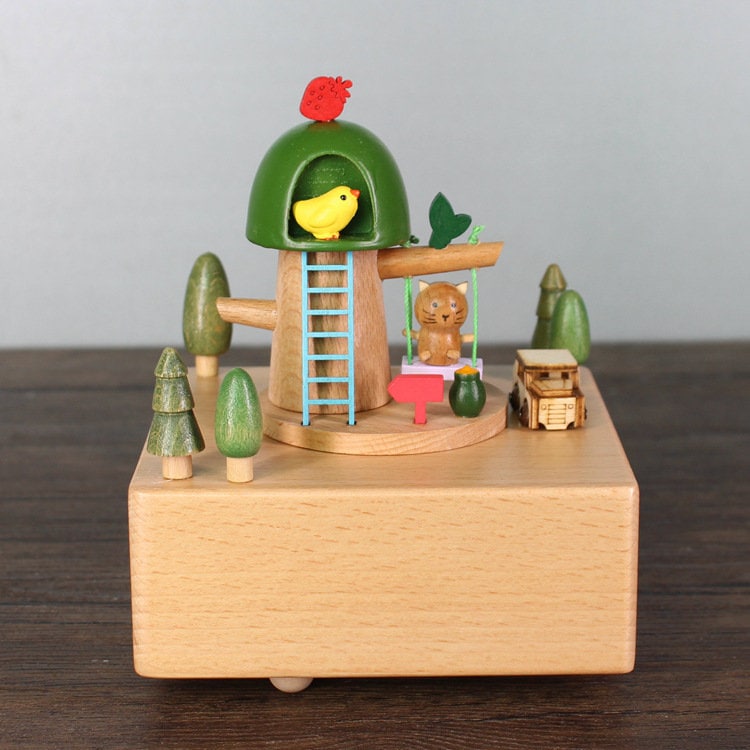 Summer Paradise Wooden Music Box Customized Music Box Unique - Etsy