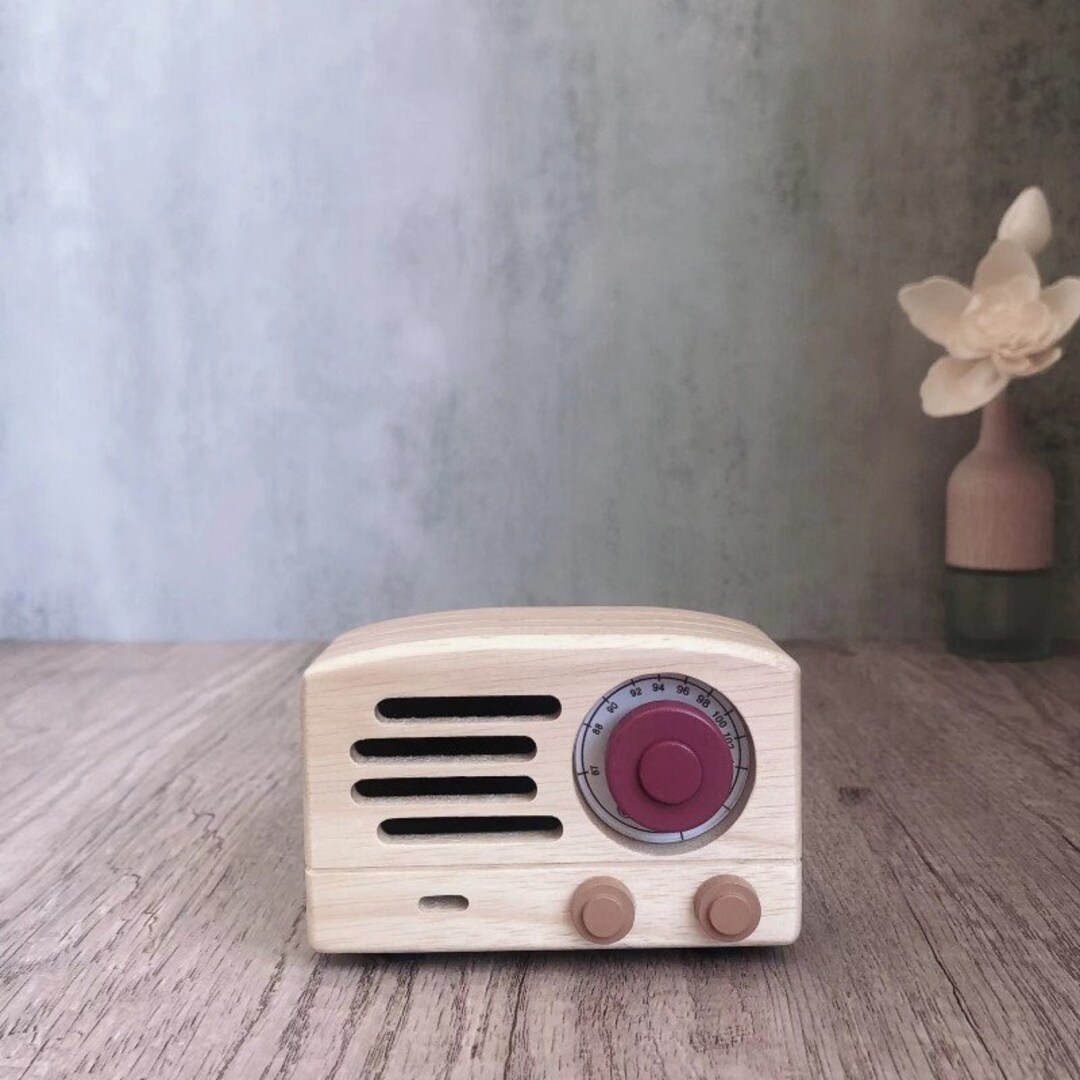 Vintage Radio Wooden Music Box, Spin Ballerina Girl, Customized Music ...