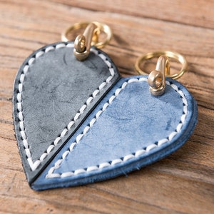 DIY Heart Shaped Keychain Kit Personalized Engraving Key Ring ...