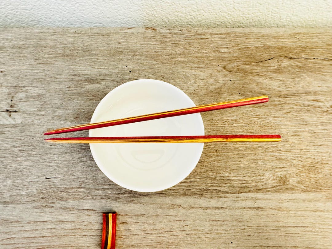 Handmade Chopsticks Purple Heart and Zebrawood Blend, Gift for Sushi ...