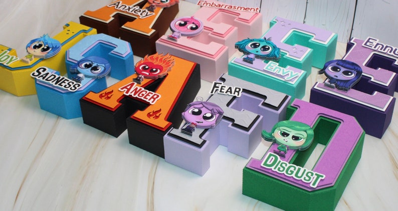 Custom 3D Letter/number, 3D Letter Birthday, Custom 3D Letter/number ...