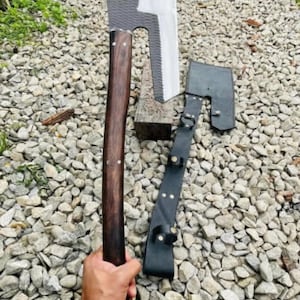 Custom Handmade Hunting Axe Cleaver Knife Hunting Cleaver - Etsy