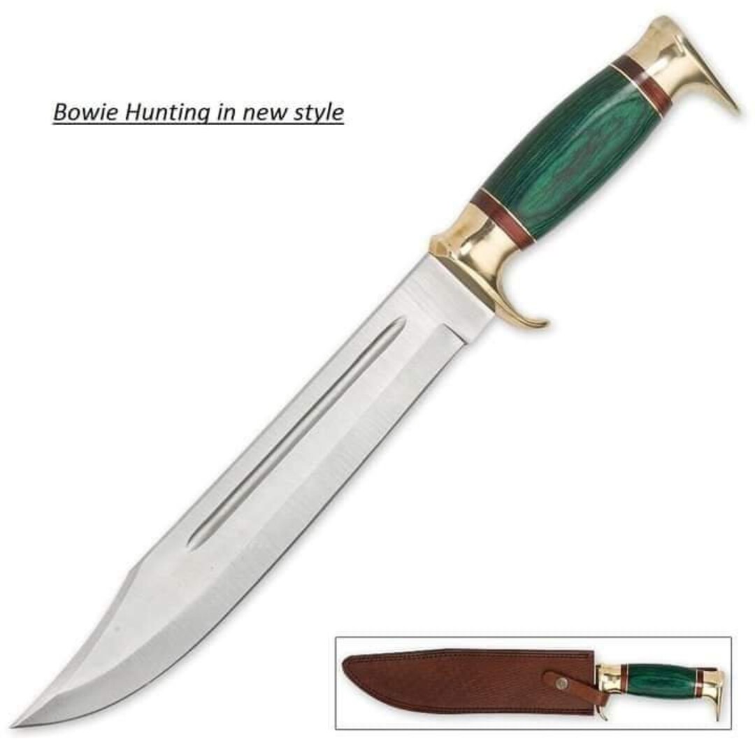 17 Inch Carbon Steel Bowie Knife Bowie Knife Hunting Knife - Etsy