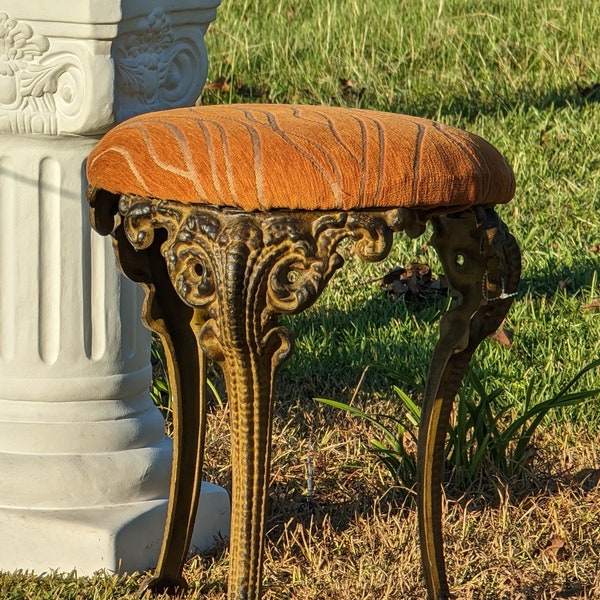 Cast Iron Base Stool - Etsy