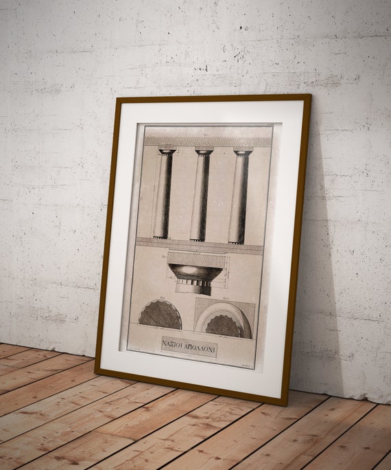 Tuscan COLUMN Greek Architecture Five Orders of - Etsy