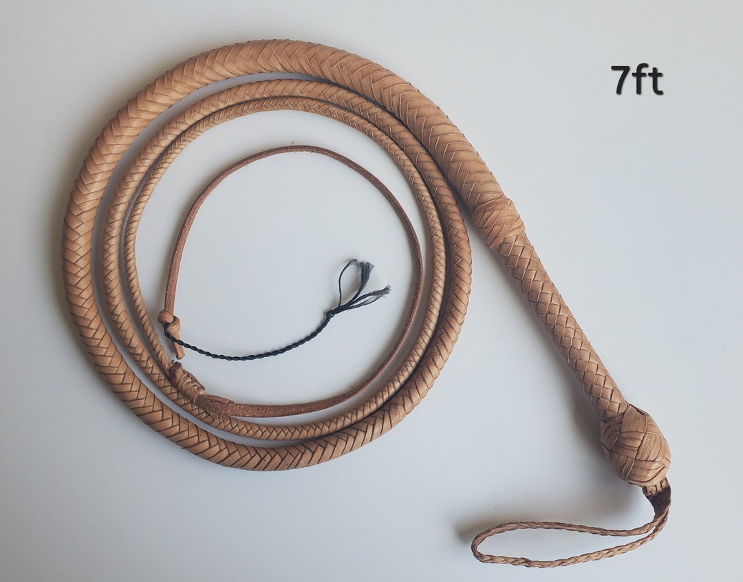 Indiana Jones Bullwhip. 7ft 12 Strands Raiders of the Lost Arc Edition ...