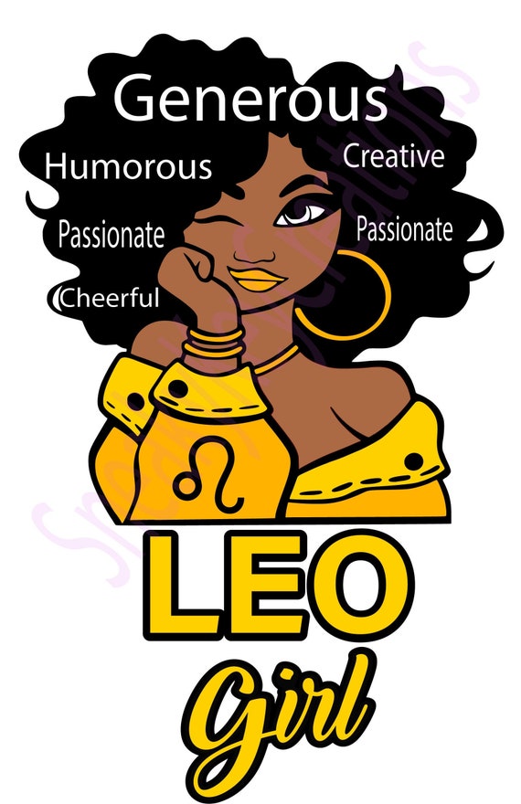 Leo Girl Zodiac Digital - Etsy