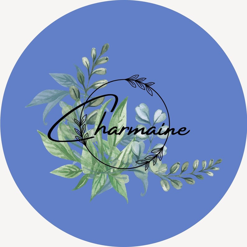 Charmaine Labels: Circular Logo Stickers - Elevate Your Special ...
