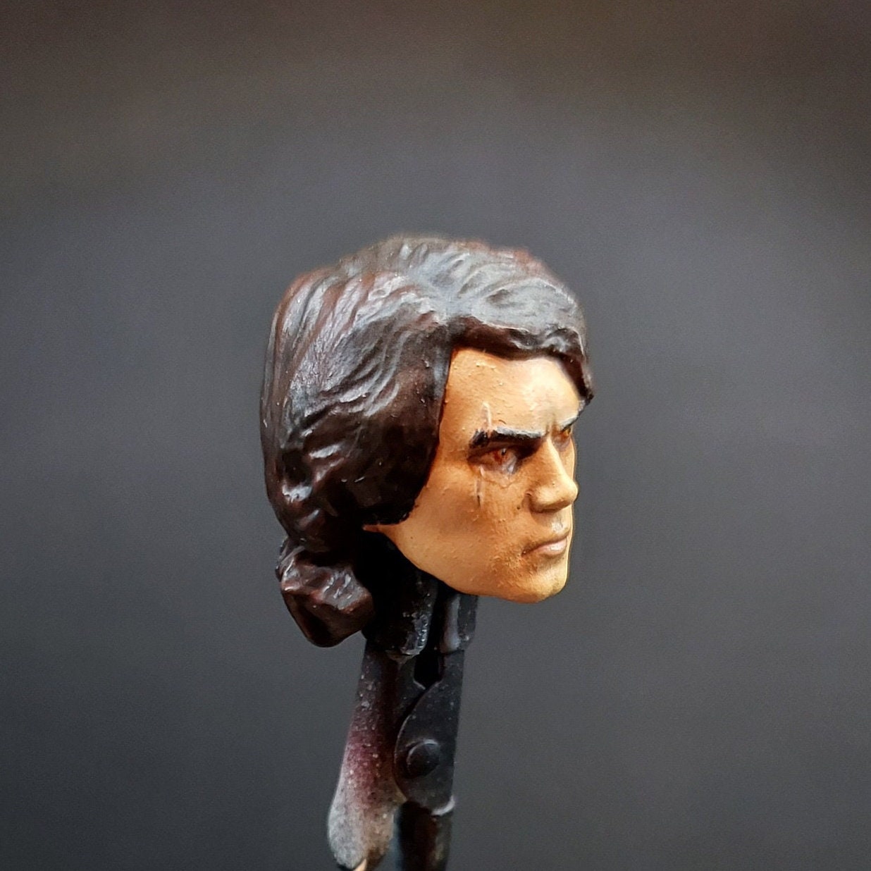 Anakin Skywalker Dark Side Custom Head - Black Series 6inch Scale - Etsy