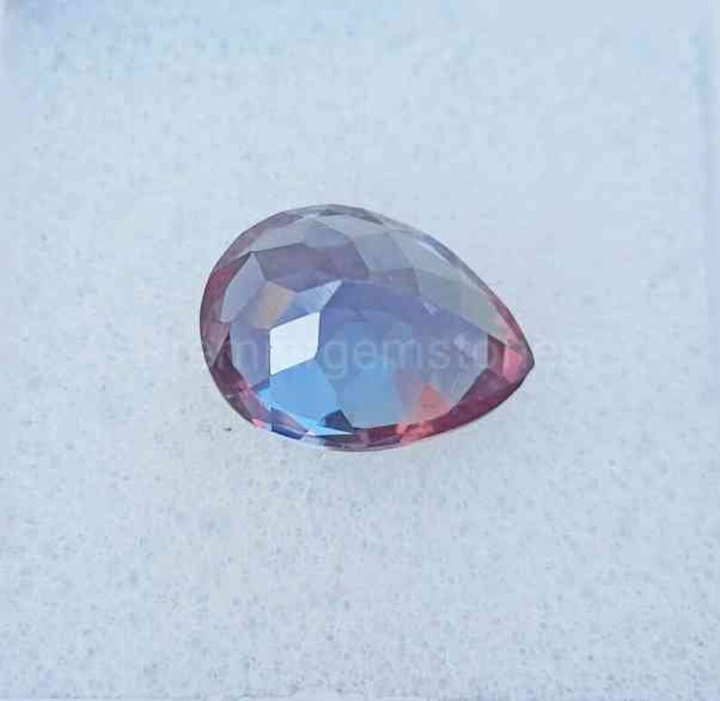 Color Change Pear Shape Alexandrite Gemstone for Jewelry Making (june ...