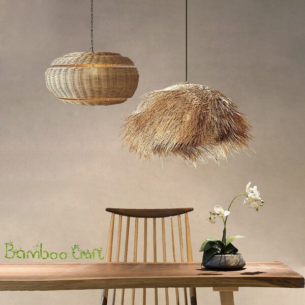 Woven Pendant Light - Etsy