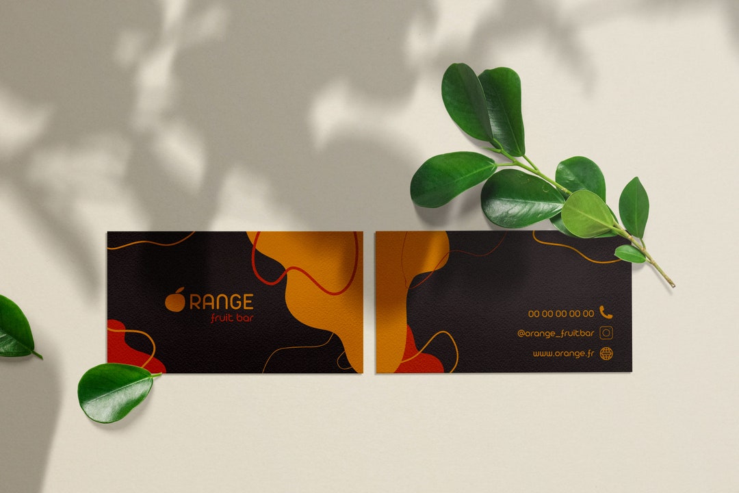 Editable and Printable Business Card Template / Business Card Template ...