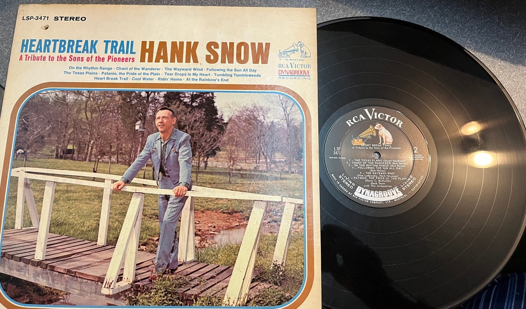 Hank Snow Heartbreak Trail 1965, Vinyl RCA Victor - Etsy