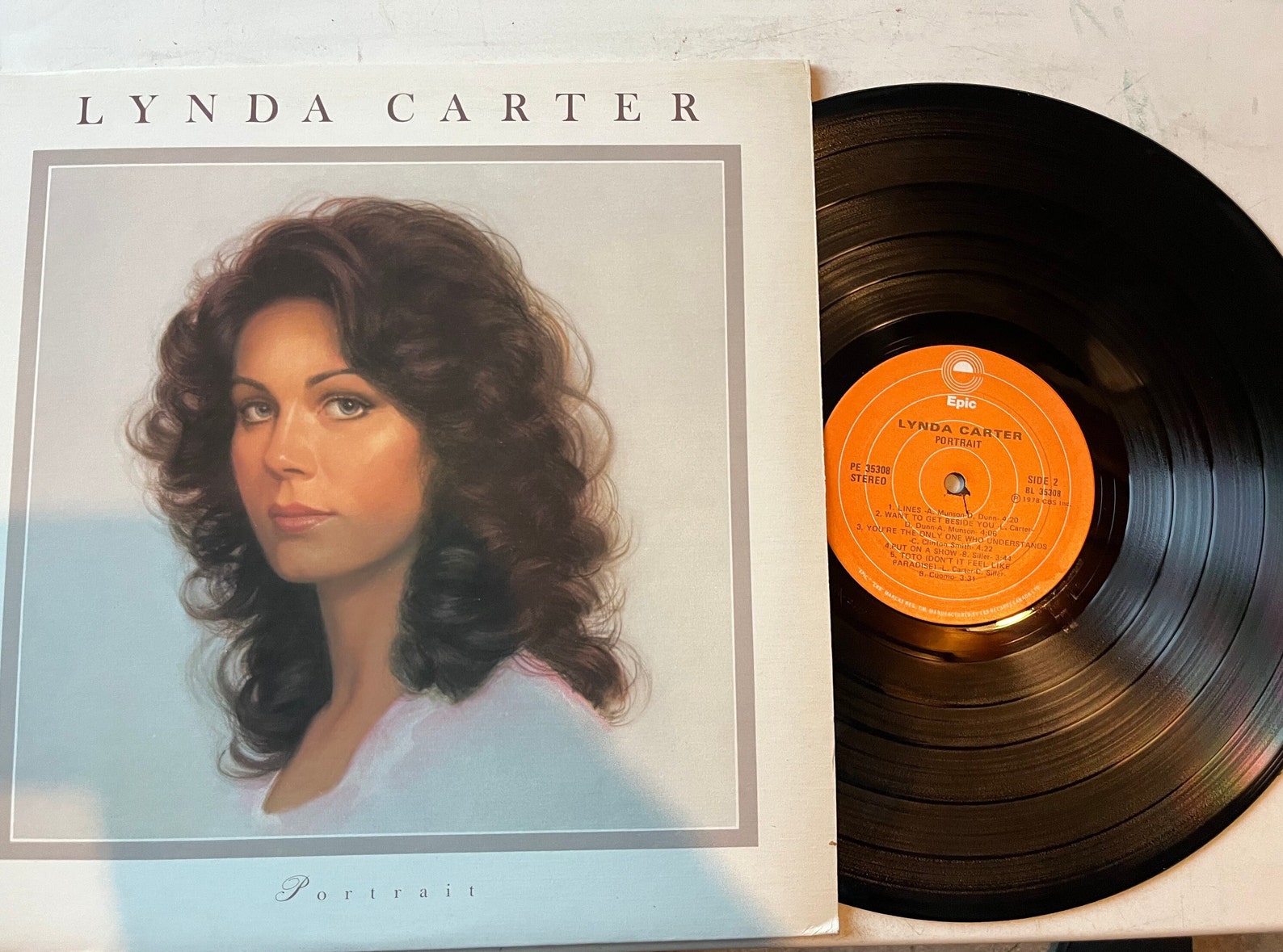 Lynda Carter Portrait LP - Etsy Lynda Carter Portrait LP - Etsy