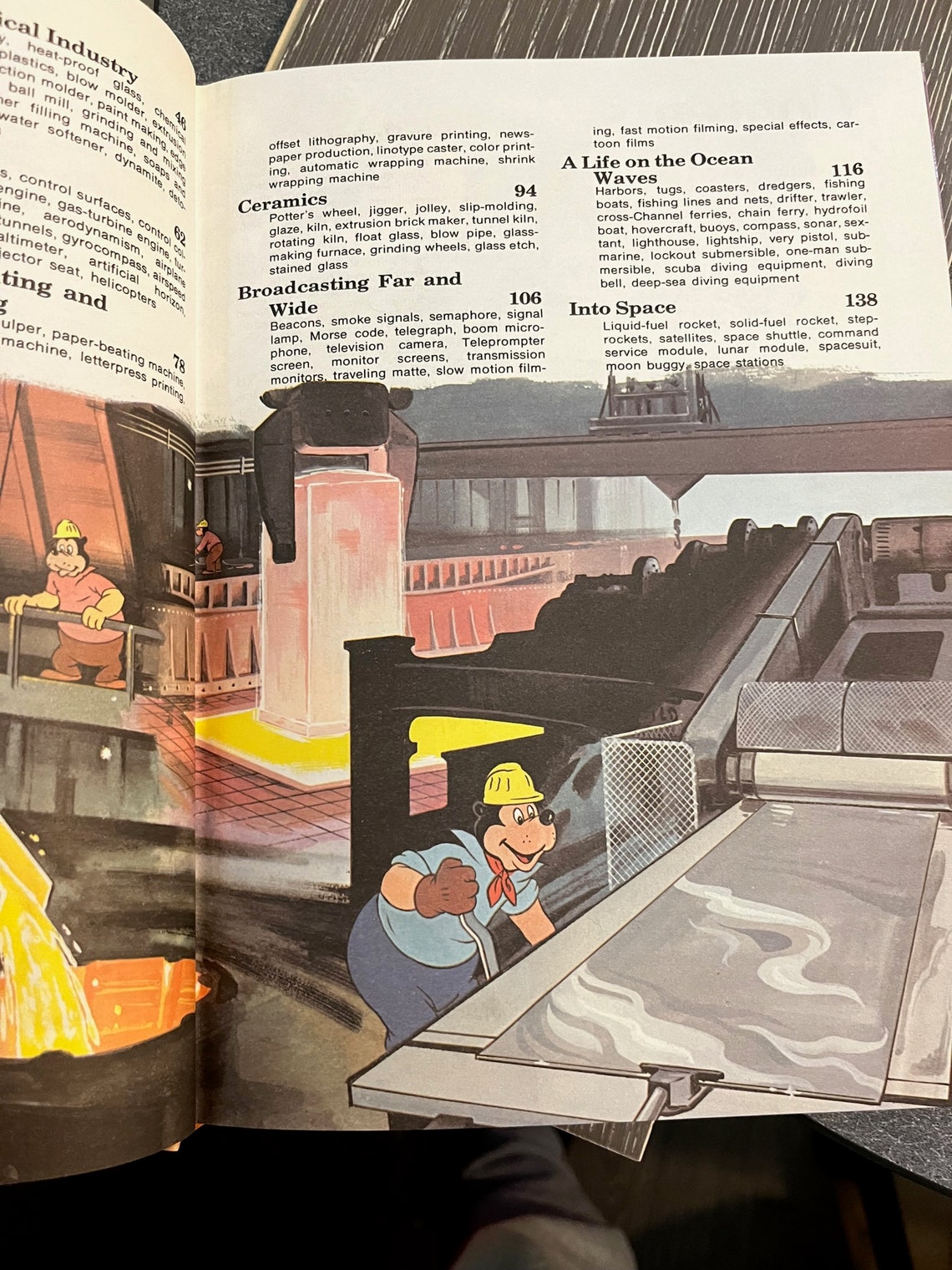 Walt Disney's How It Works in Industry Large Hardcover Book 1982 ...