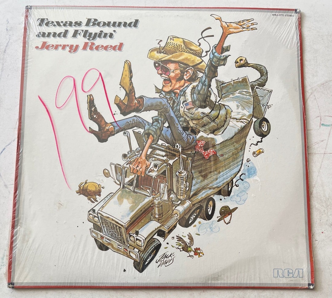 Jerry Reed Texas Bound and Flyin LP Sealed Record - Etsy