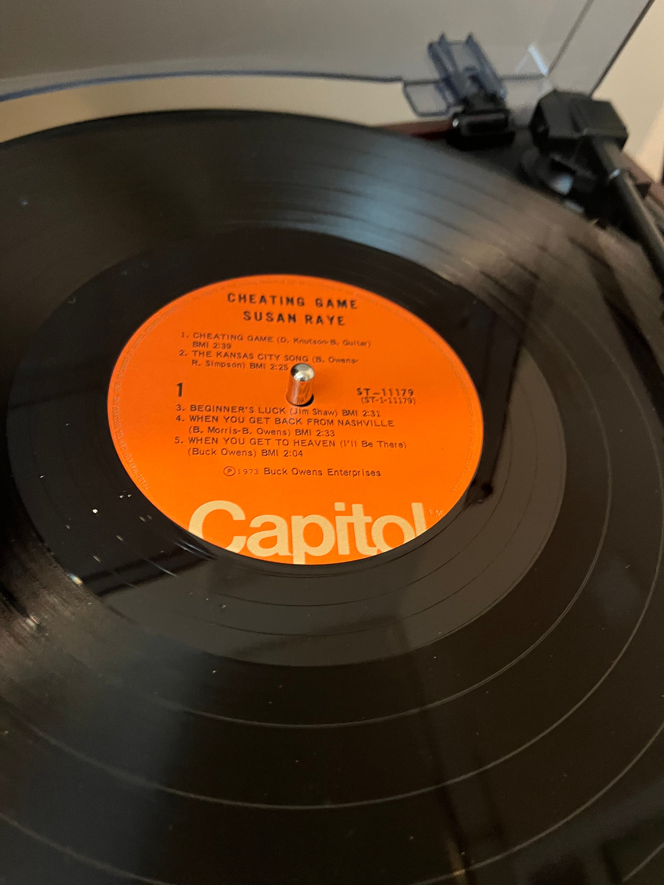 Vintage Vinyl LP Record Susan Raye Cheating Game 1973 Vinyl Record LP ...