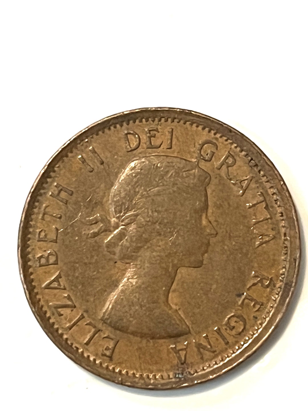 1964 Canada 1 Cent Penny 1964 Maple Leaf Queen Elizabeth - Etsy Canada