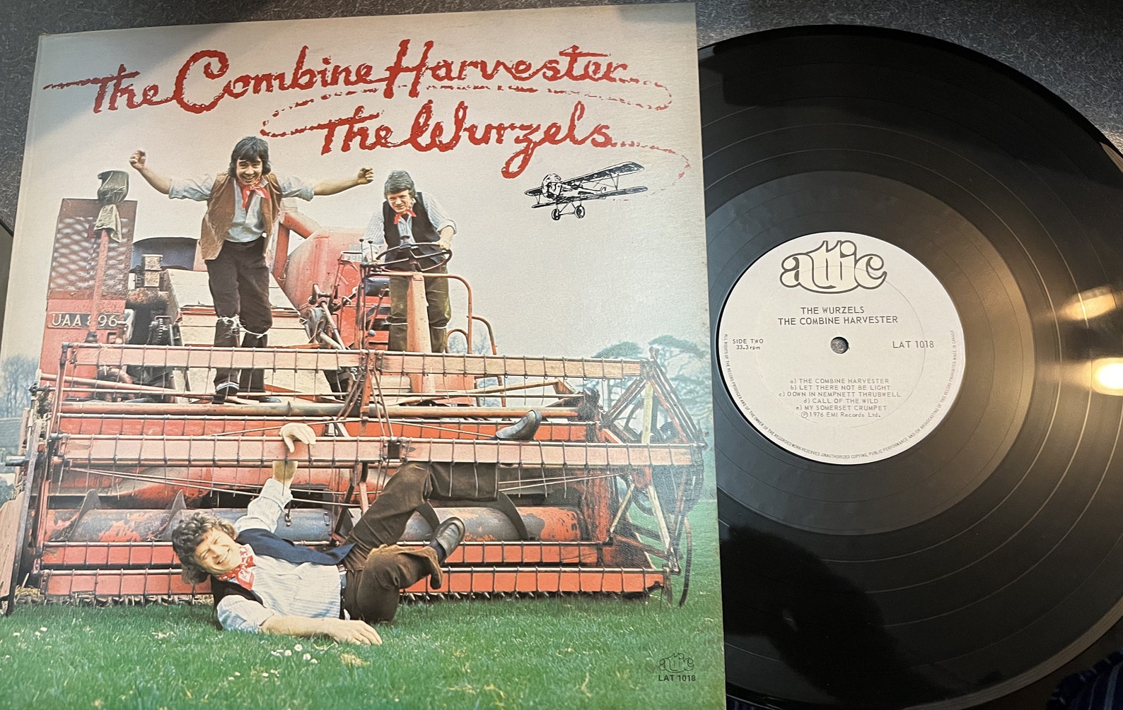 The Wurzels the Combine Harvester Vintage Vinyl Record LP Stereo 1976 ...