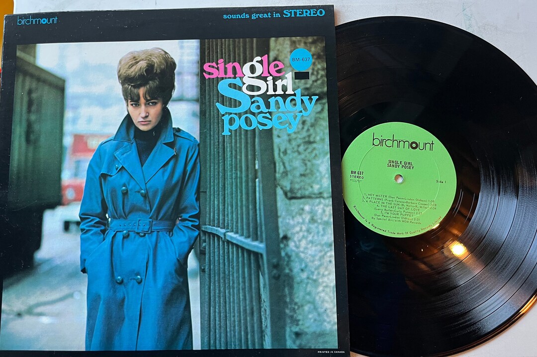 Sandy Posey Single Girl Lp Etsy