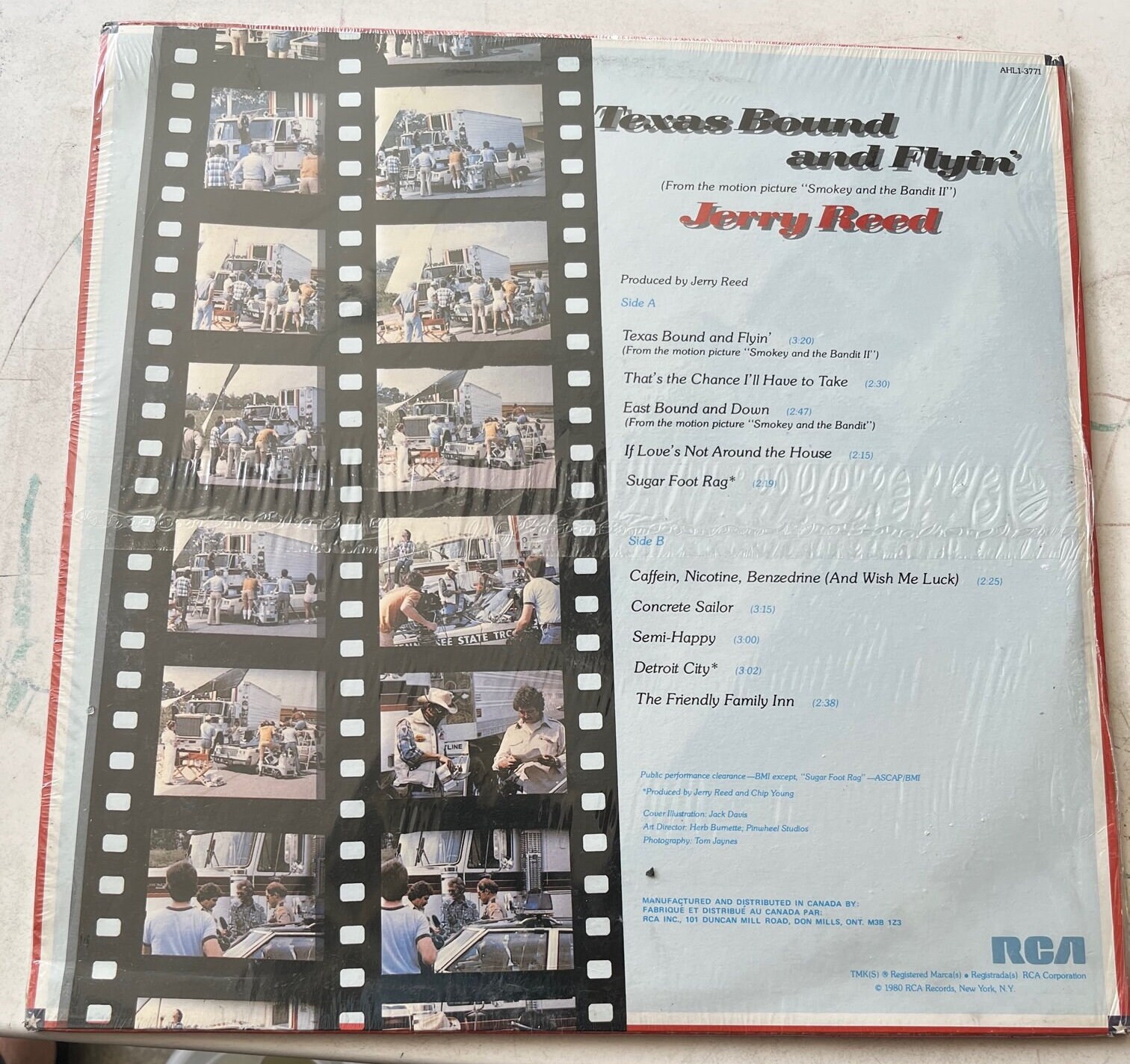 Jerry Reed Texas Bound and Flyin LP Sealed Record - Etsy