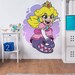Peel and Stick Princess Peach Wall Decal Super Mario Wall Art Nintendo ...