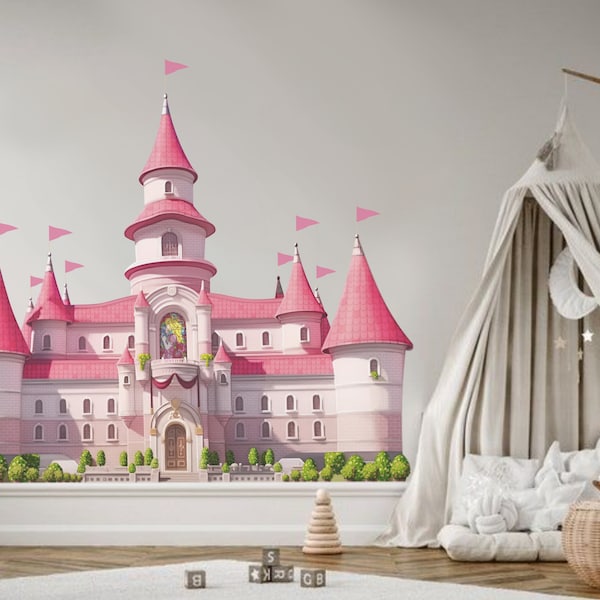 Princess Castle Wall Decal - Etsy