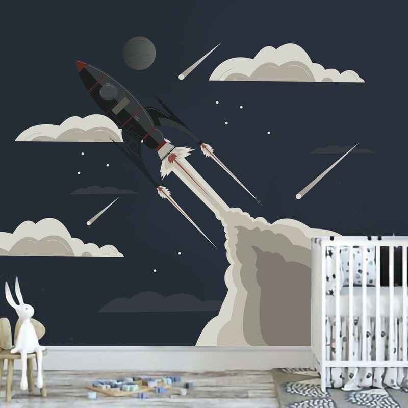 Meteor Wall Decal - Etsy