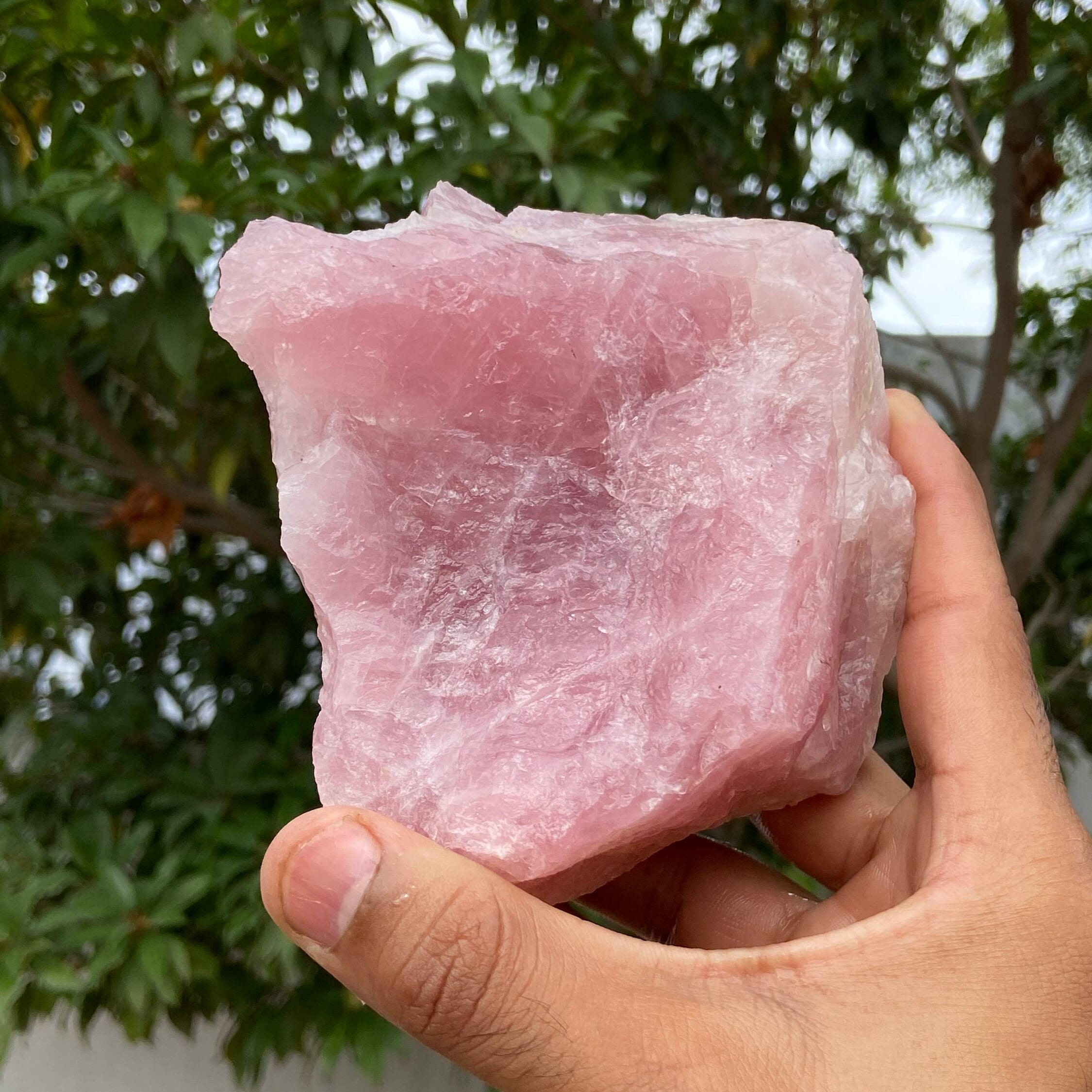 Rose Quartz Rough-quartz Rough-huge Rose Quartz Raw Natural Crystal,1 2 ...