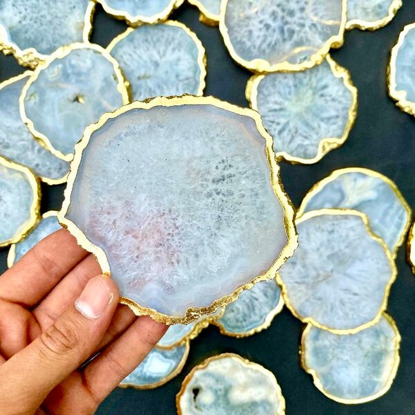 Agate Coasters - Etsy