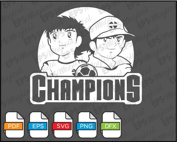 Tsubasa SVG EPS Vector Clipart Captain SVG Vector - Etsy