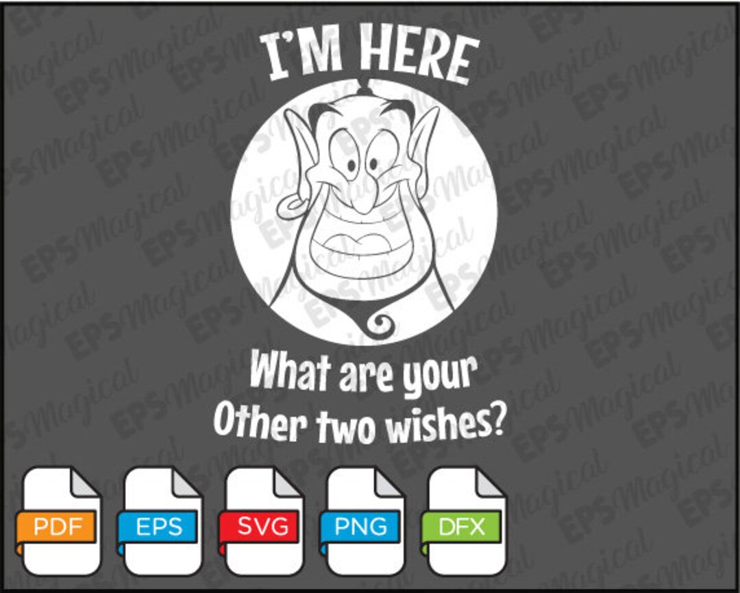 Genius Im Here SVG, EPS, Vector, Clipart, Aladdin SVG, Pdf, Couple ...