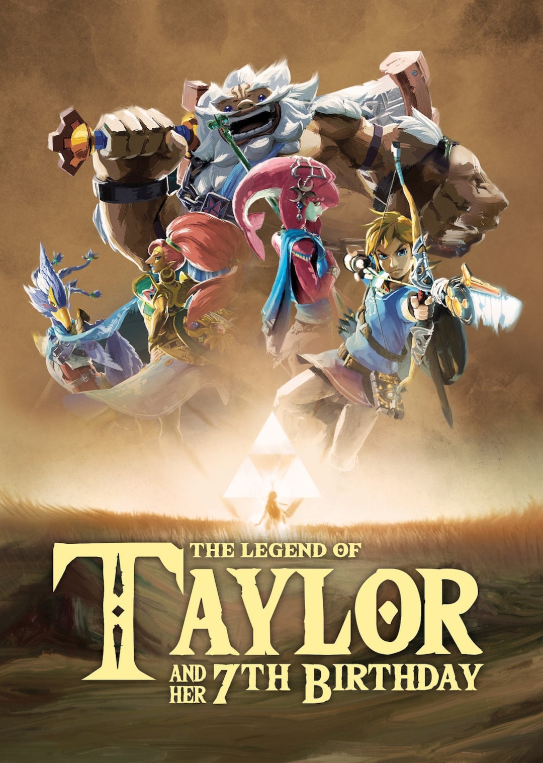 Zelda Personalised Birthday Invitation Digital Download - Etsy