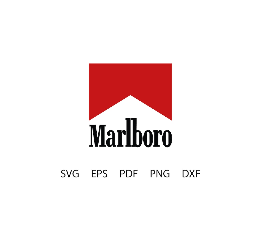 Marlboro Svg Transparent and Layered SVG PNG EPS - Etsy