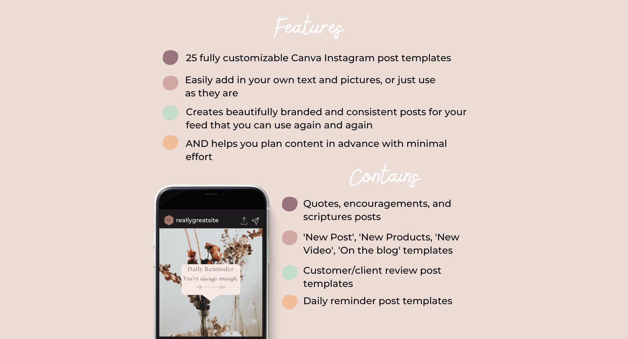 25 Christian Instagram Post Templates, Christian Blogger Template ...
